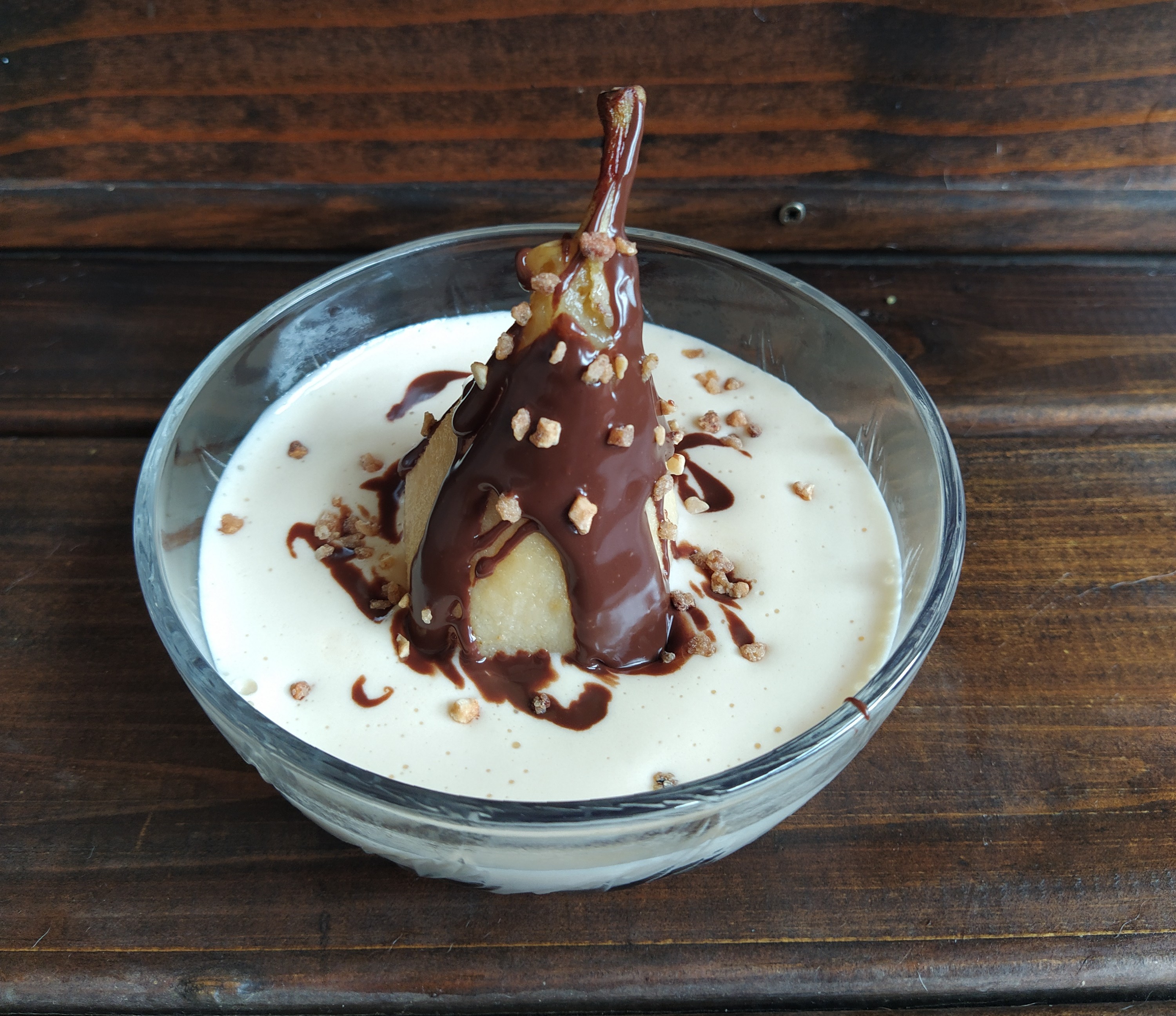 PERAS CON CREMA Y CHOCOLATE EN Thermomix® - Postres y dulces - Blog de ...